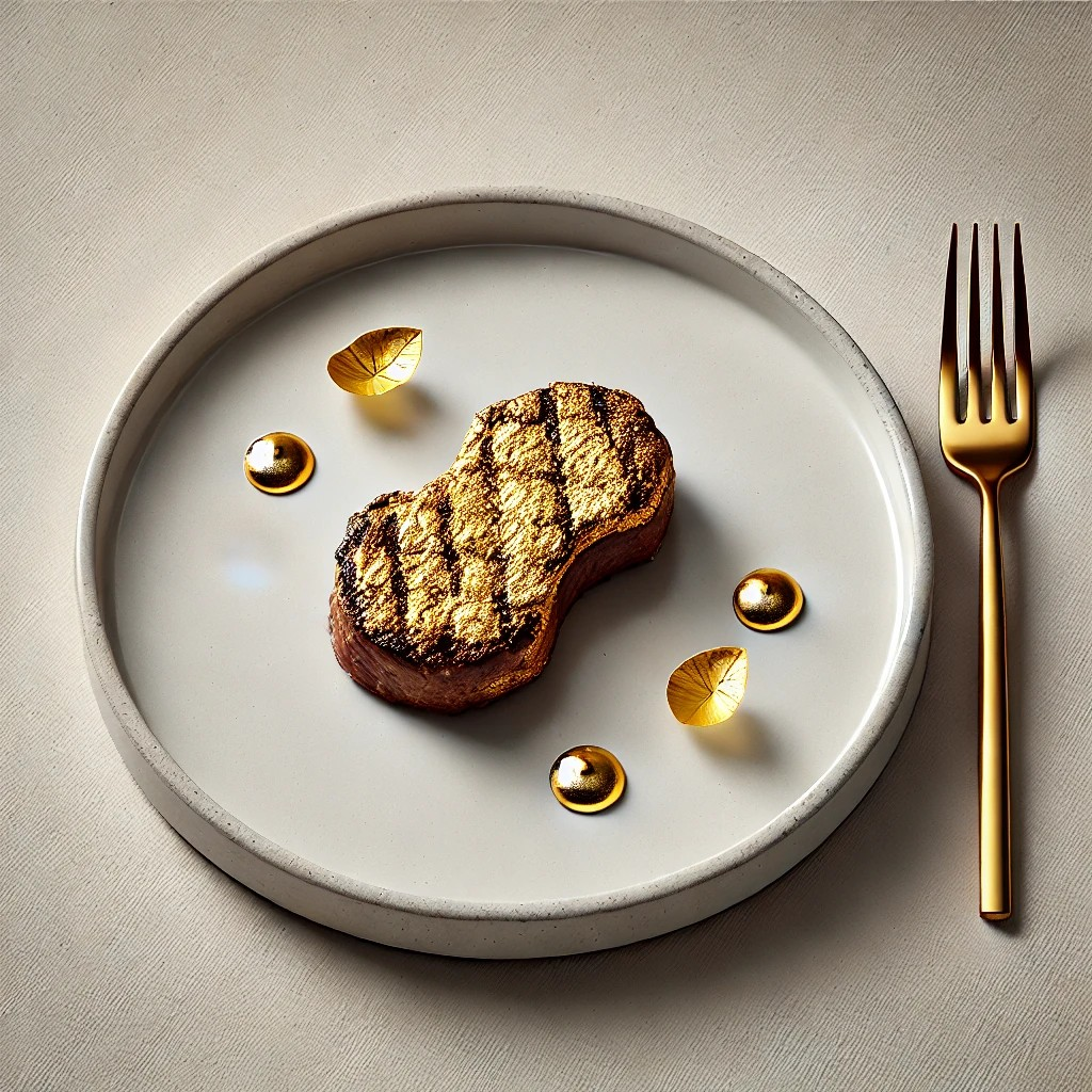 How to Apply Gold Leaf to a Steak– Edible Gold Leaf
