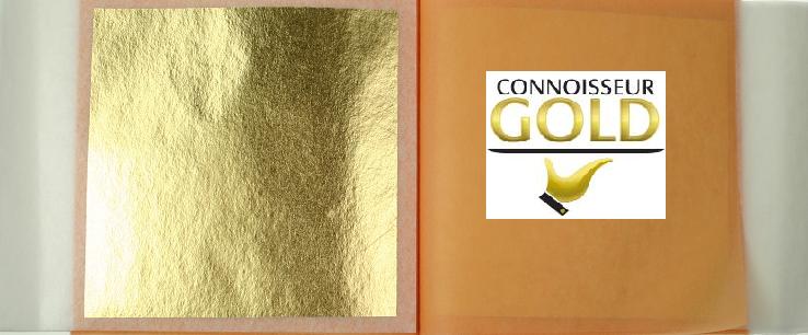 24ct Pure Gold Leaf Transfer 80 x 80mm– Edible Gold Leaf